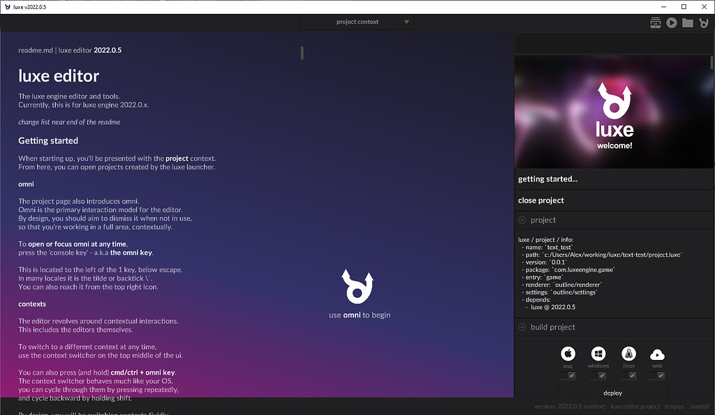 Font rendering artifacts - preview - create with luxe